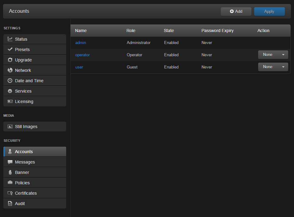 Managing User Accounts